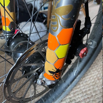 Reflective Bicycle Decals and Bike Helmet Stickers Velosight™ - Etsy