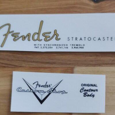 134 Fendr Custom OFFSET Headstock Logo STICKER 3x - Etsy