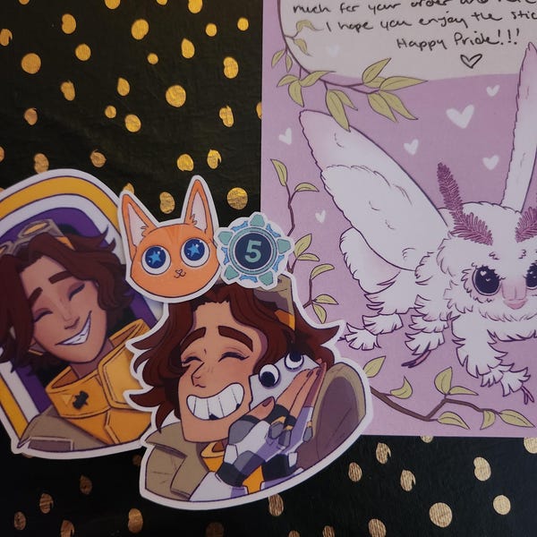 Overwatch Pride Stickers | Venture, Soldier 76, Tracer, Baptiste ...