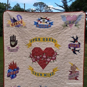 MOXIE Tattoo Quilt PDF Pattern - Etsy