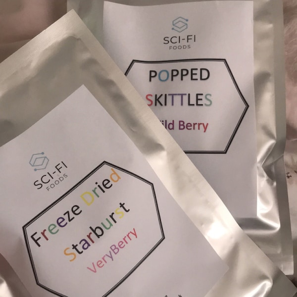 Sci-fi Foods UK Freeze Dried Ice Cream Astronaut Space Food Neapolitan ...