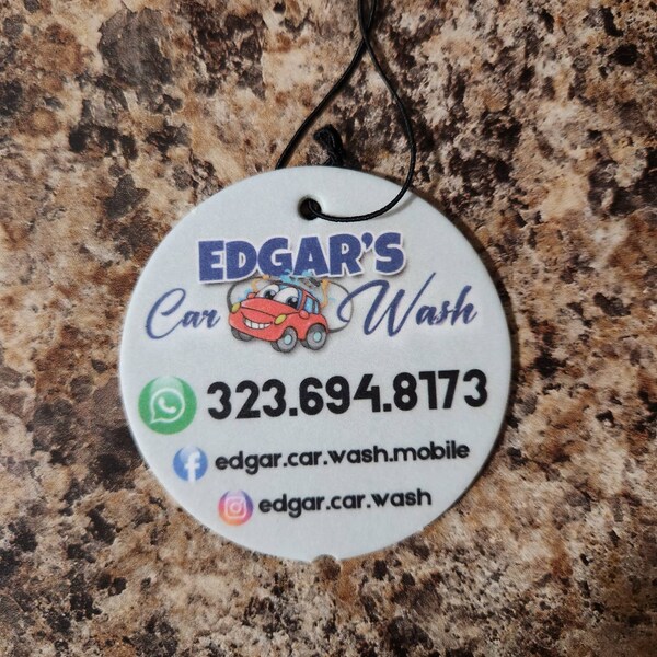 Custom Air Freshener, Custom Car Freshener, Logo Freshener ...