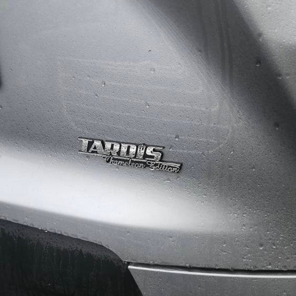 TARDIS Chameleon Edition Dr Who Car Emblem - Chrome Plastic Not a Decal ...