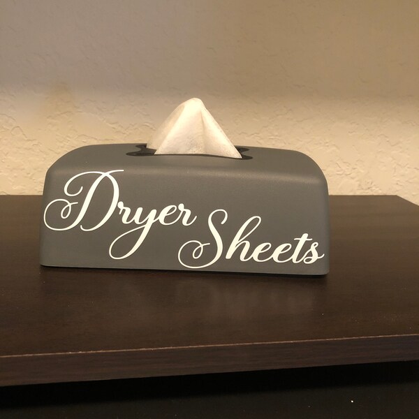 Dryer Sheets Label Decal / Laundry Room Decor / Laundry Dryer Sheets ...