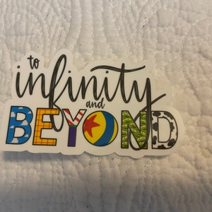 To Infinity and Beyond Sticker Toy Story Sticker Disney Sticker Pixar ...