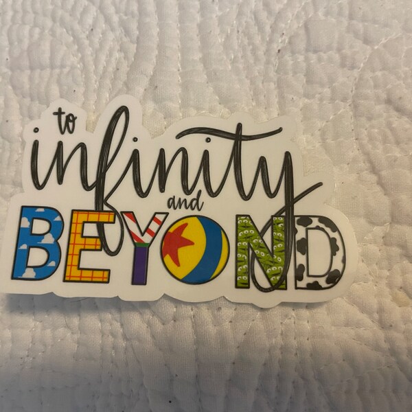 To Infinity and Beyond Sticker Toy Story Sticker Disney Sticker Pixar ...