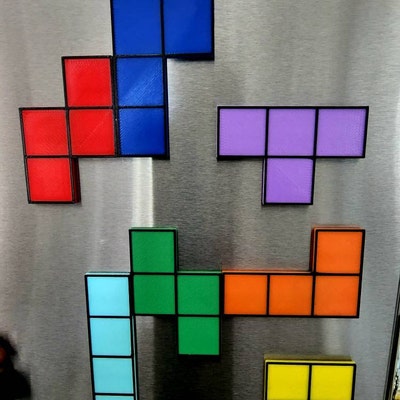 Tetris Fridge Magnets Refrigerator Magnets, Gaming Magnets, Multiple ...