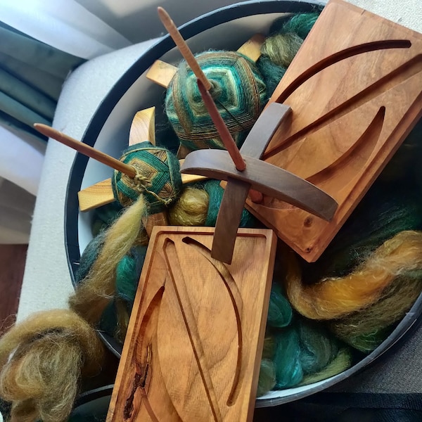 Turkish Drop Spindle Mini Tzalam W/ Maple Heartwood - Etsy