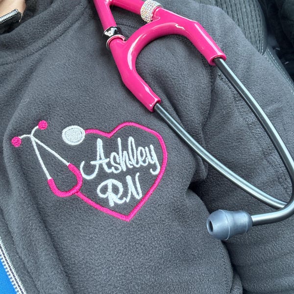 Custom Embroidered White Medical Lab Coat/women's Fit/wonder Wink Brand ...