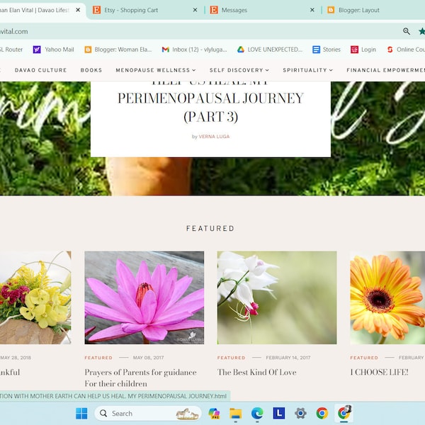 Responsive Premade Blogger Template - Clean Blog Design - Photography ...