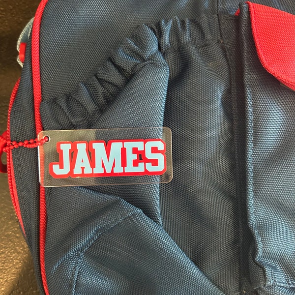 Name Tags/ Acrylic Luggage Tag/ Backpack Tag/keychain Monogram ...