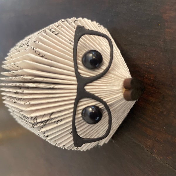 Small Paperbook Hedgehog - Etsy UK