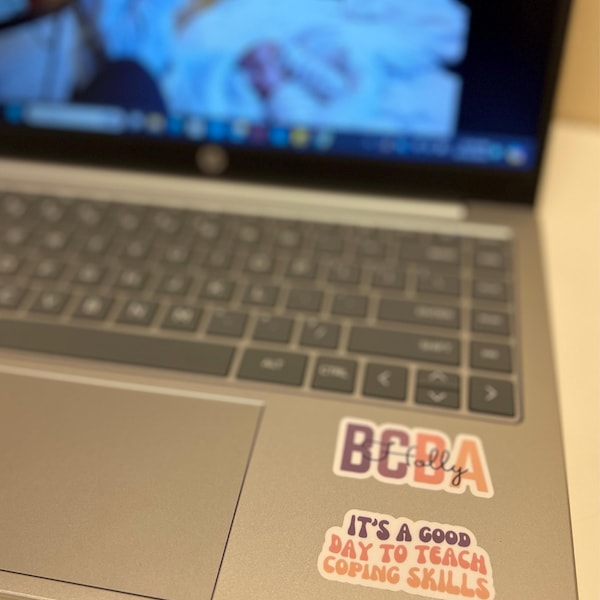 BCBA Behavior Analyst Sticker/personalized Sticker/aba Gift/aba ...