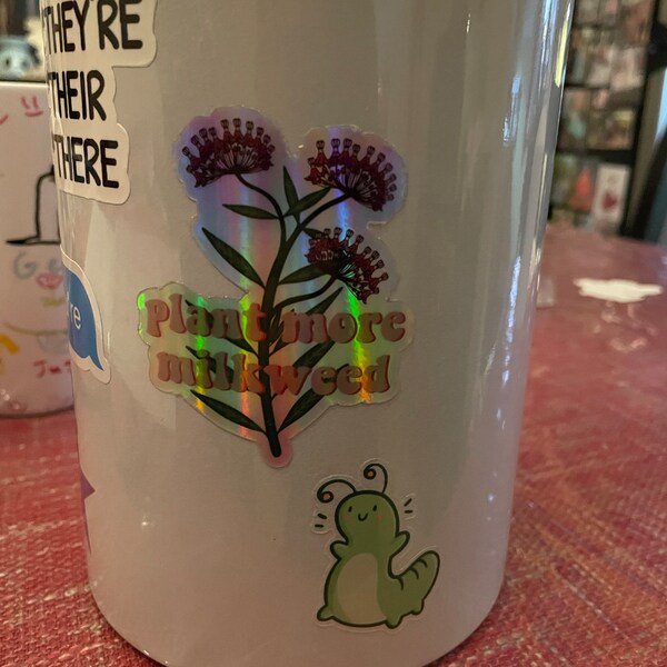 Mini Caterpillar Sticker | Waterproof Vinyl Sticker | Kawaii Bugs ...