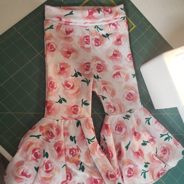 Persea’s Bell Bottom Leggings PDF Pattern Sizes Newborn to 14 Kids ...