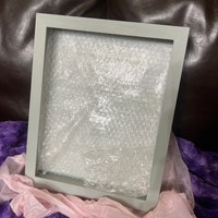 Small Extra Deep Wooden Personalized Shadow Box Frame With Glass Door, Display Case, Memory Box ...