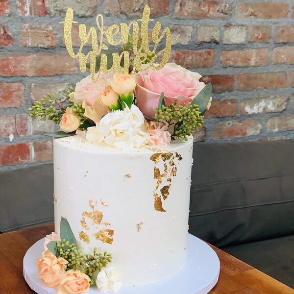 Twenty Seven Cake Topper, Twenty Eight Cake Topper, Twenty Nine Cake ...