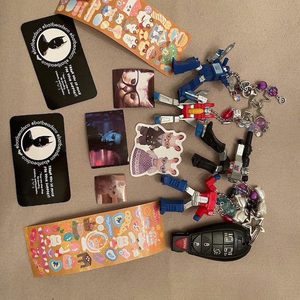 G1 Transformers Keychains Ver. 2 Megatron | Soundwave | Optimus Prime ...