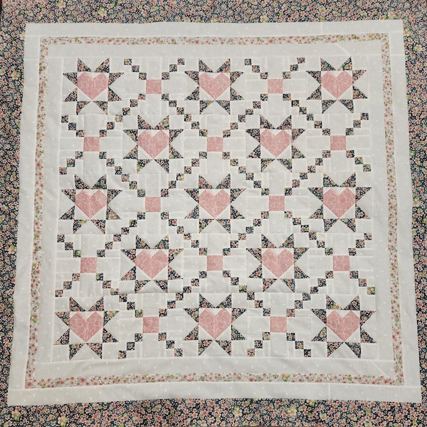 Beginner Quilt Pattern Paper Copy of Oasis Quilt Pattern for Beginners ...