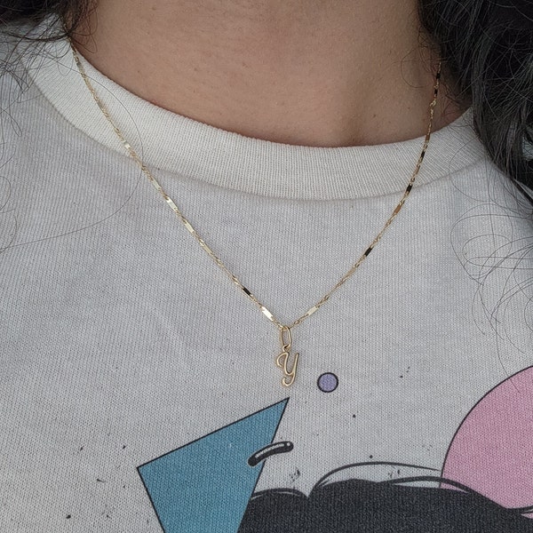 14k Gold Necklace, 14k Gold Chain, Solid Gold Necklace, Solid Gold ...