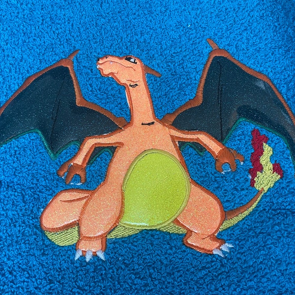 Mega Charizard X Embroidery Applique Digital Download Silhouette Studio ...