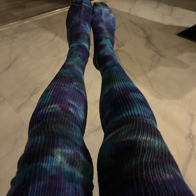 Deep Electric Rainbow Hand Dyed Tiedyed Rayon Gauze Long Skirt - Etsy