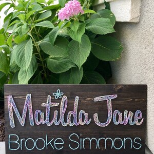 String Art Name Board EXTRA LARGE Board | Etsy