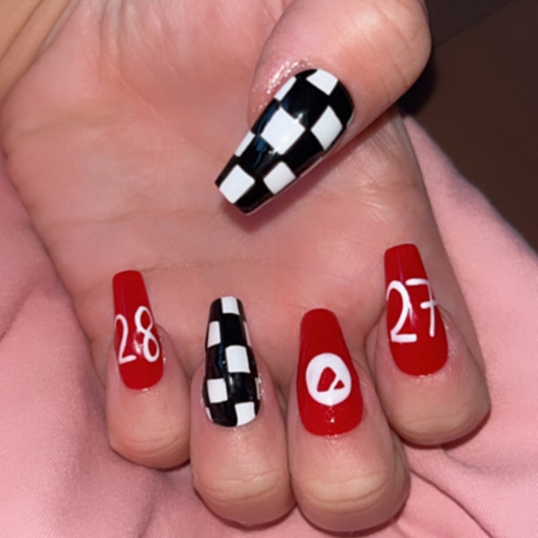 Ultimate F1 Inspired Nails - Etsy