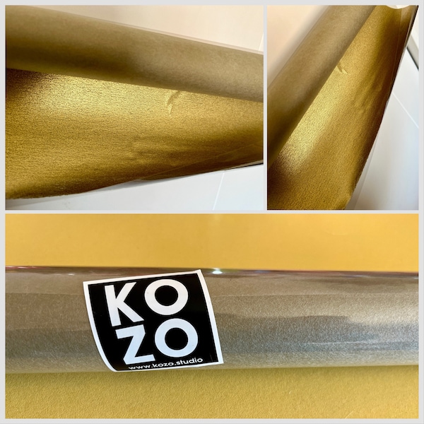 Gleaming Metallic Kozo Paper (gold) - Thai Mulberry Paper by Kozo Studio - Etsy