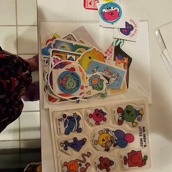 Vintage Mr. Men and Little Miss Puffy Sticker Sheets. 1983. by Roger ...
