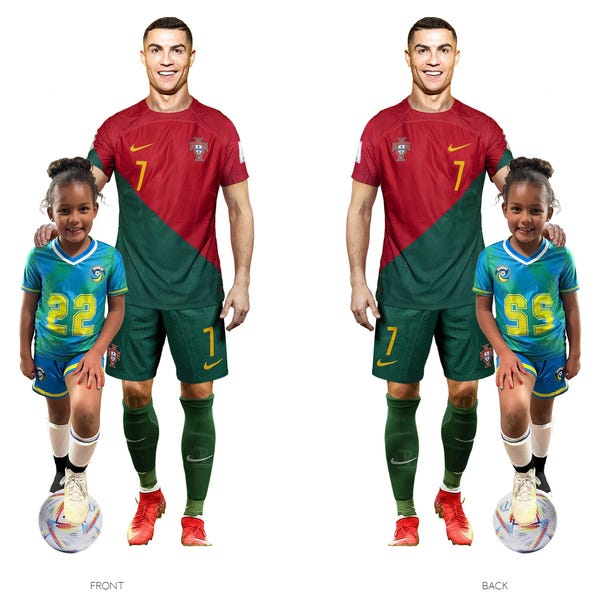 Printable Cupcake Toppers Soccer Football Portugal Ronaldo Birthday ...