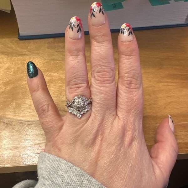 Moissanite Diamond Mens Ring, Pave Setting Moissanite Wedding Ring for ...