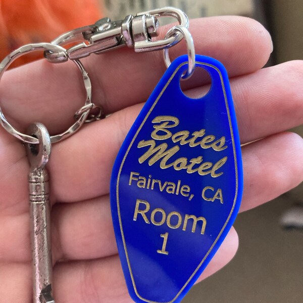 Bates Motel Horror Hotel Bag Charm Keyring - Laser Cut Acrylic - UK ...