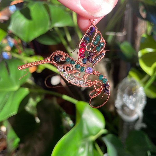 Wire Wrapped Hummingbird Pendant Template Pattern : Downloadable File ...