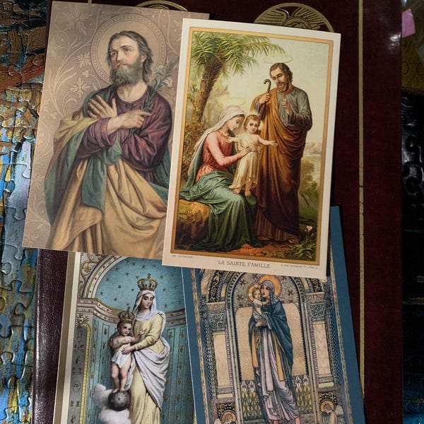Variety Pack #1 – 50 Restored Vintage Holy Cards – Beautiful and ...