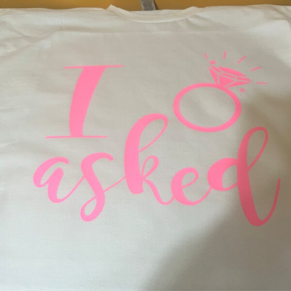 He Asked SVG, She Said Yes SVG, Bride Tribe SVG File, Wedding Decal ...