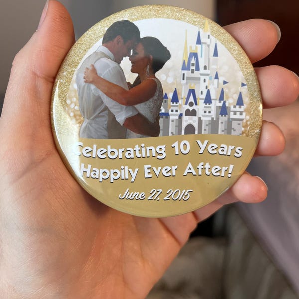 Disney Inspired Birthday Celebration Buttons, Custom Disney Birthday ...