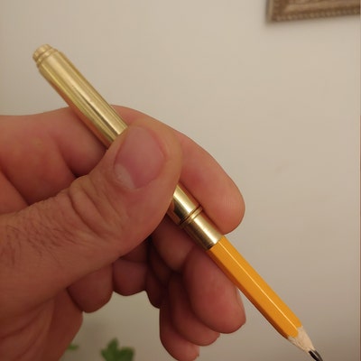 Double Gripper Dual Pencil Extender Dual Pencil Holder - Etsy