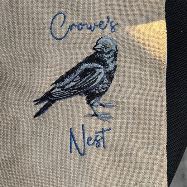 American Crow - Machine Embroidery Design - Etsy