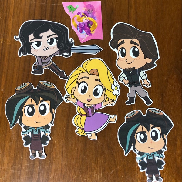 Tangled: the Series Chibi Stickers - Etsy