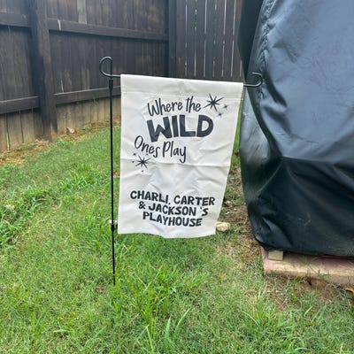 Kids Playhouse Flag Banner for Playroom Sign for Playground Welcome ...