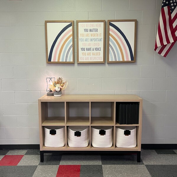 Room Decor, Classroom Sign, Boho Rainbow Classroom, Classroom Décor ...