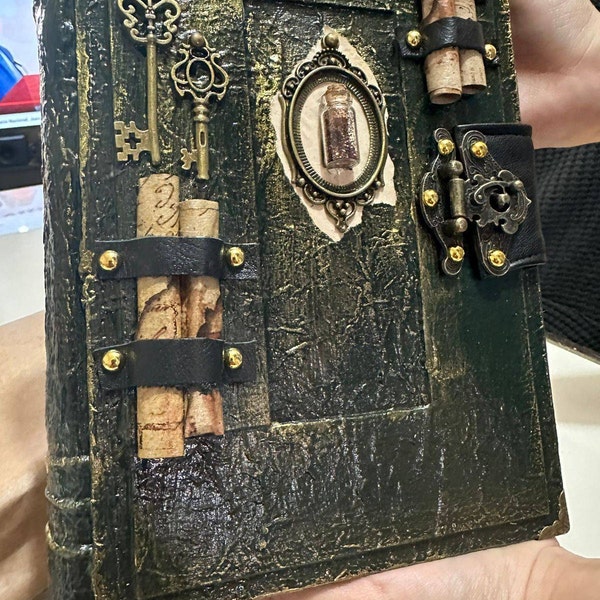 Grimoire Journal Gothic Diary Custom Book of Shadows Dragon Journal ...