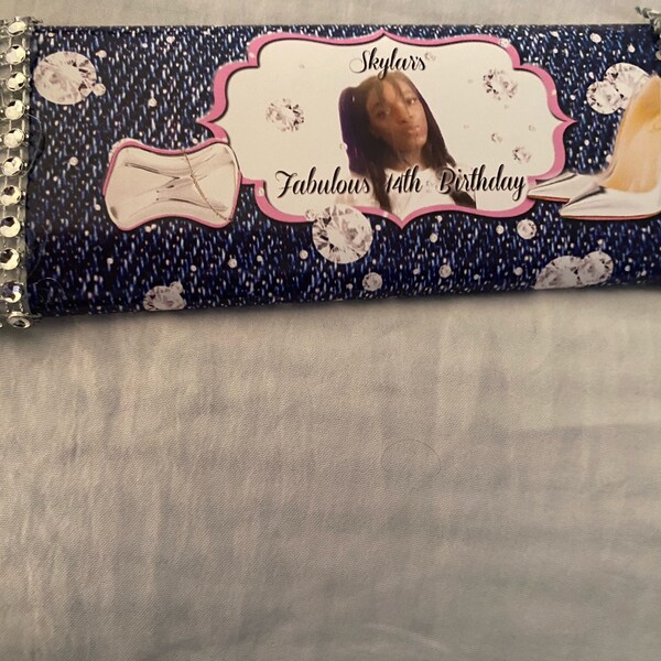 Denim & Diamonds Water Bottle Labels | Denim Birthday | Denim and ...