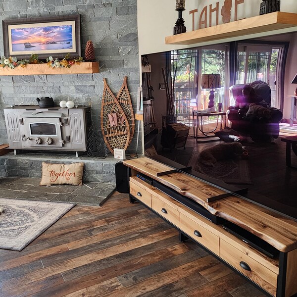 Custom Live Edge Dining Table, Kitchen Table, Live Edge Black Walnut ...