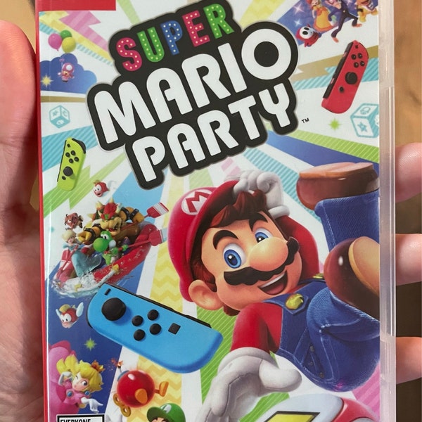 Super Mario Party Game Case & Insert, Quality Replacement Cover Art for ...