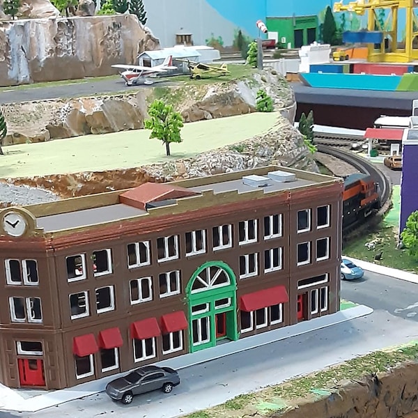 N Scale Clock Tower - Back to the Future - Model Building Kit - 3D ...