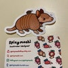 Matching Shell Squad Sticker / Armadillo Sticker / Rolly Polly Sticker ...