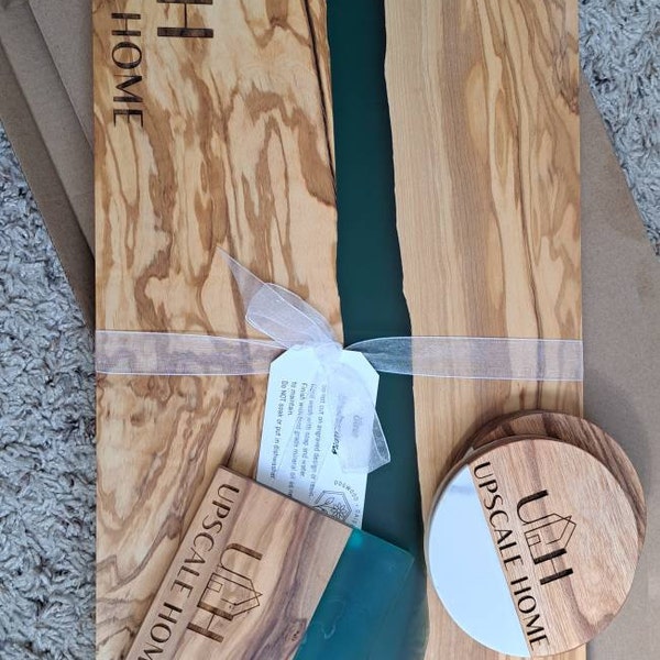 MADE TO ORDER Custom Engraved Cheese Ocean Board, Personalized ...