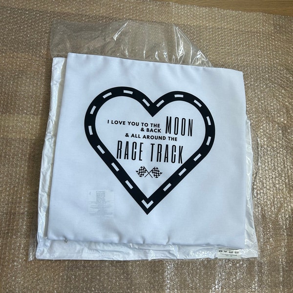 Checkered Throw Pillow, Racing Pillows, Racetrack Home Decor, Kids Room ...